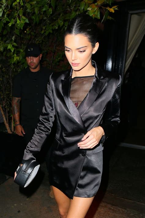 Kendall Jenner In A Black Dress Nyc 09092019 • Celebmafia