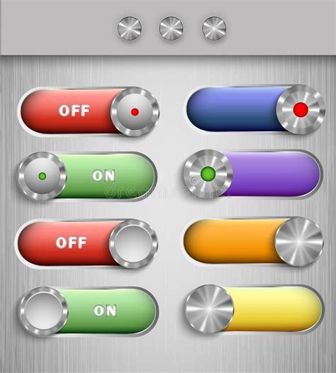 Color Vector Switch Buttons Stock Vector Illustration Of Check Closed 41596199 Color Vector Switch Buttons Stock Vector Illustration Of Check Closed 41596199