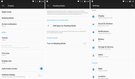 Comment Utiliser Le Mode Lecture Et Le Mode Nuit Sur Oneplus 5