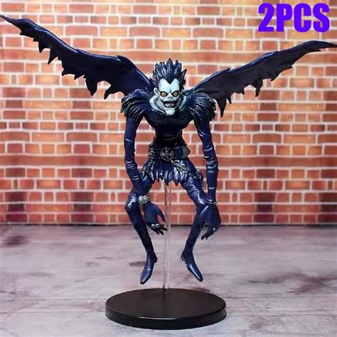 Death Note Anime Figures Statue Ryuk Rem 23cm Pvc Action Figureine