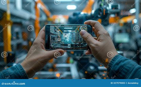 Augmented Reality Interface Guiding Assembly Process Digital Stock