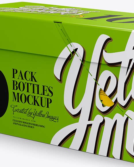 10 Drink Carton Boxes In Shelf Ready Package Halfside View Free