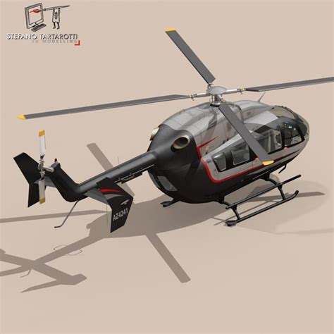 3d Model Ec145 Executive