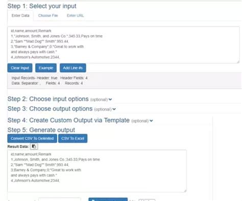 Best Free Change Csv Delimiter Online Services
