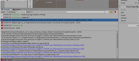 error on loading the vivox sample scene unity services unity discussions