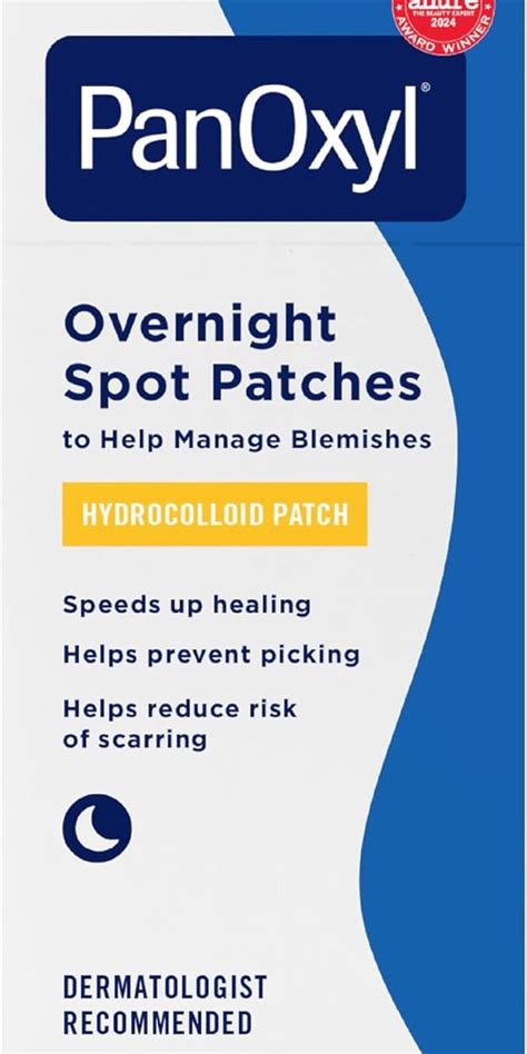 Panoxyl Pm Overnight Spot Patches Advanced Hydrocolloid Healing