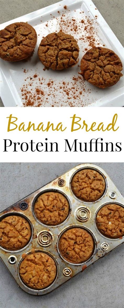 Banana Bread Protein Muffins Healthy Protein Muffins Protein Muffins
