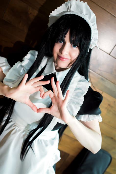 Mio Akiyama Maid Cosplay Moe Moe Kyun By Worstwaifu On Deviantart