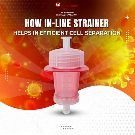How In Line Strainer Helps In Efficient Cell Separation By