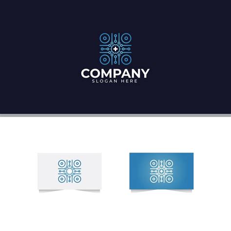 Premium Vector Tech Logo Vector Design Template