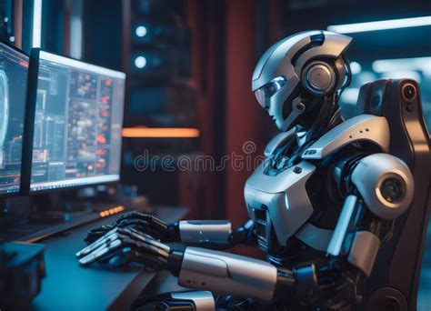 Artificial Intelligence Machine Learning And Automation Concept Generative Ai Stock