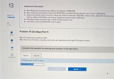 Solved Required Information Problem A Algo Computing Chegg Com