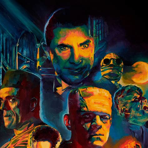Universal Monsters Fine Art Print By Chris Valentine Sideshow