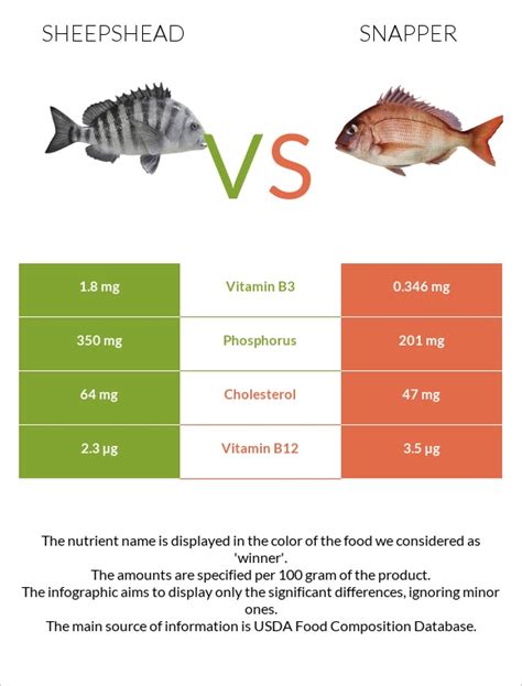 Sheepshead Vs Snapper — In Depth Nutrition Comparison