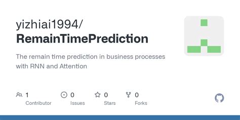 github yizhiai1994 remaintimeprediction the remain time prediction