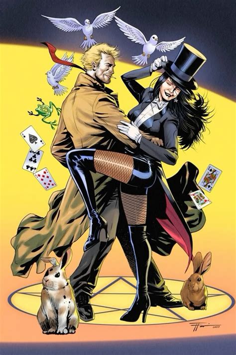 Zatanna Zatara And John Constantine In 2025 Zatanna Dc Comics Constantine Comic Dc Comics