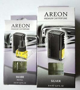 Areon Quality Car Perfume Luxury Air Freshener Long Lasting SILVER 8 ml ...