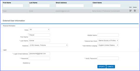 external users setup officetimer