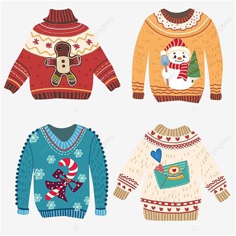 못생긴 크리스마스 일러스트 스웨터 만화 부드러운 남자 눈사람 사탕 지팡이 Png 일러스트 및 Psd 이미지 무료 다운로드 Pngtree Christmas