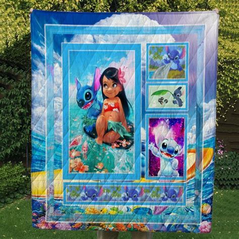 Bc Lilo And Stitch Quilt Blanket Dreamrooma