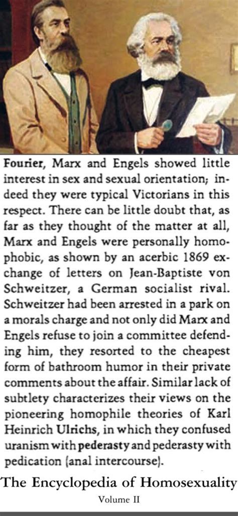 Marx And Engels Homophobic Views Rgeschichte