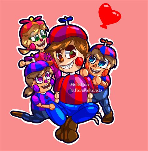 Balloon Boy Five Nights At Freddys Fanart Pin Van Freddy Fazbear Fnaf