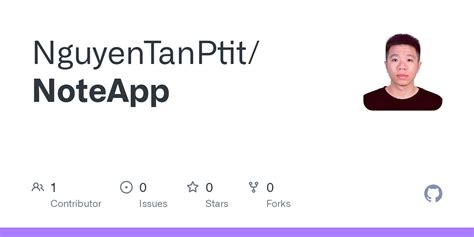 Github Nguyentanptitnoteapp