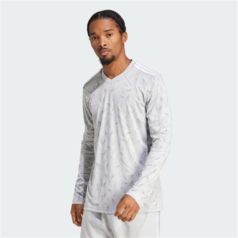 Adidas Team Icon 25 Long Sleeve Jersey Team Light Greywhite Jm6787