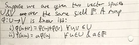 Linear Maps Flashcards Quizlet