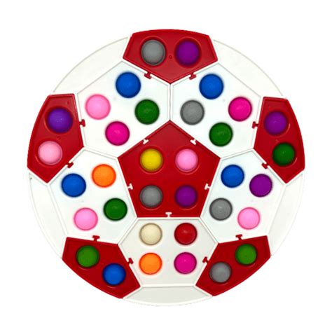 Soccer Ball Pop It Fidget Puzzle Boards