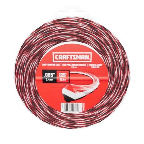 Craftsman 0095 In X 125 Ft Spooled Trimmer Line Cmxgzam010044 At