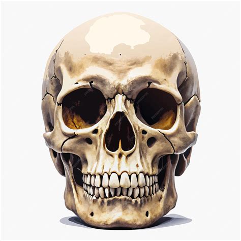 A Vector Skelton Premium Ai Generated Vector