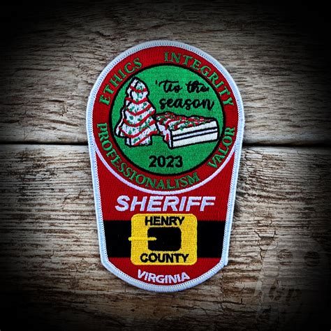 Christmas Henry County Va Sheriffs Office 2023 Christmas Patch