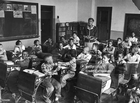 Vew Of The Interior Of A Classroom At The Racially Segregated Monroe News Photo Getty Images