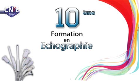 Formation Échographie Générale 10ème Session Formations Cniemedical