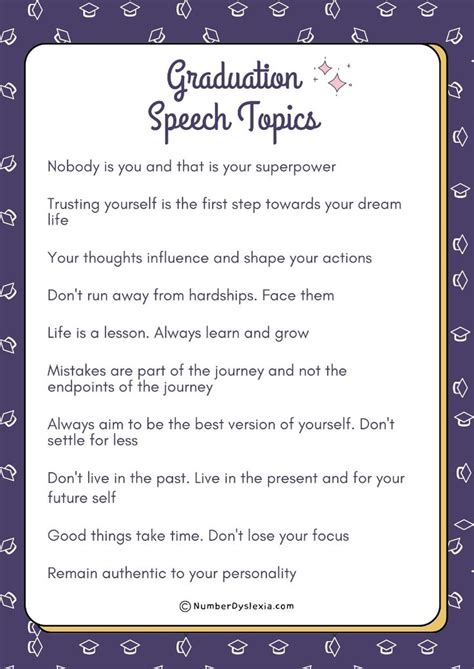 Printable List Of Graduation Speech Topics In 2024 Speech Topics Graduation Speech Speech