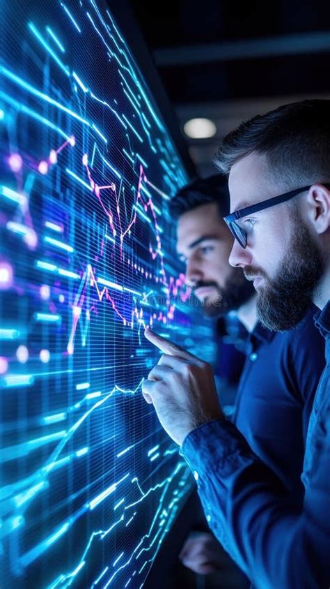 focused business team analyzing data charts on a computer screen during