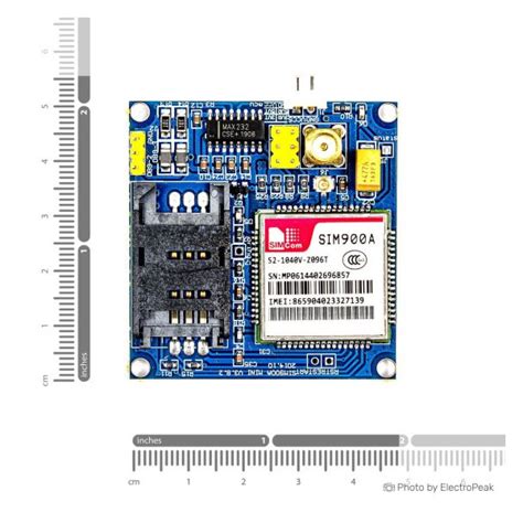 Sim900a Wireless Gsm Gprs Module With Antenna Roboticsdna