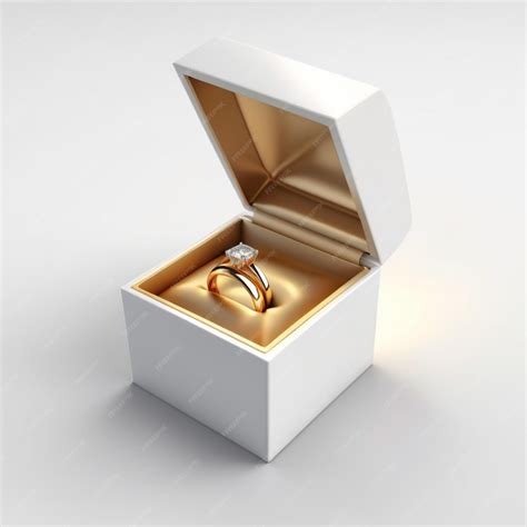 Premium Psd Wedding Ring Psd On A White Background