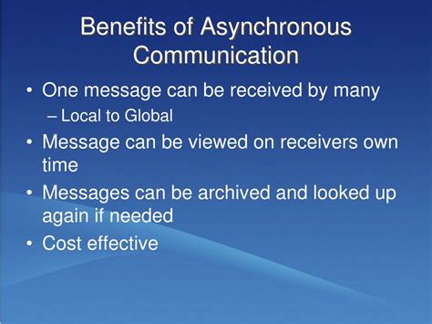 Ppt Implementing Asynchronous Communication In Public Health