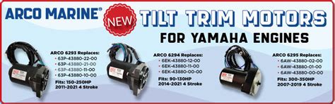 Arco Marines New Motors For Yamaha Engines