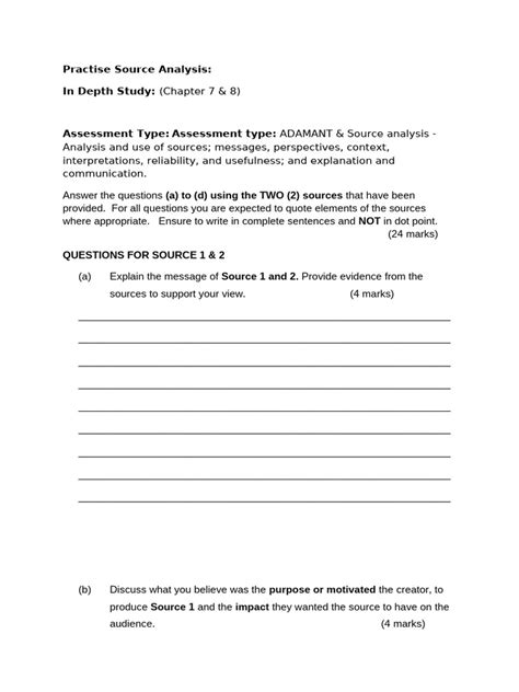 Practise Source Analysis 1 Pdf Communication Human Communication Practise Source Analysis 1 Pdf Communication Human Communication