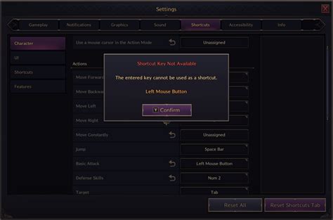 The Game Stopped Allowing Leftright Mouse Button For Attack And