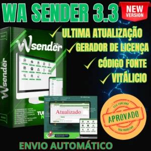 Disparador Msg Wa Sender Versão Atualizado Outros DFG