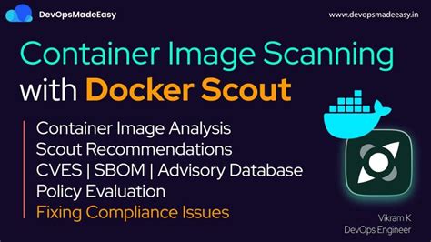vikram kunchala on linkedin docker scout image analysis cves