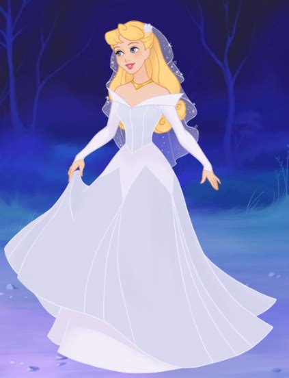Princess Auroras Wedding Dress By Glittertiara On Deviantart