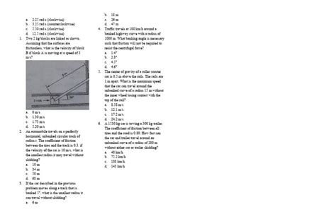 Problem Set 11 Download Free Pdf Motion Physics Physical Quantities