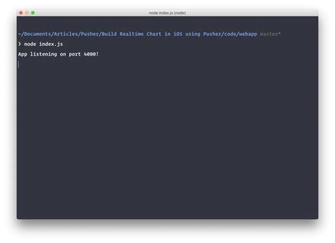 how to build a realtime chart in ios pusher blog