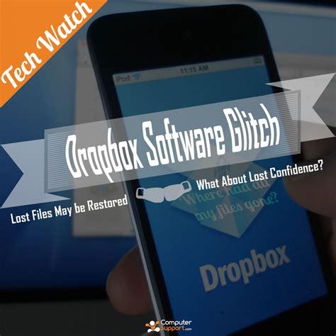 dropbox software glitch lost files may be restored what about lost