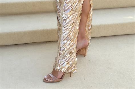 Shay Mitchell Is Summer Ready In Tan Patent Leather Mules At The 4th Annual Gold Gala In Los Angeles